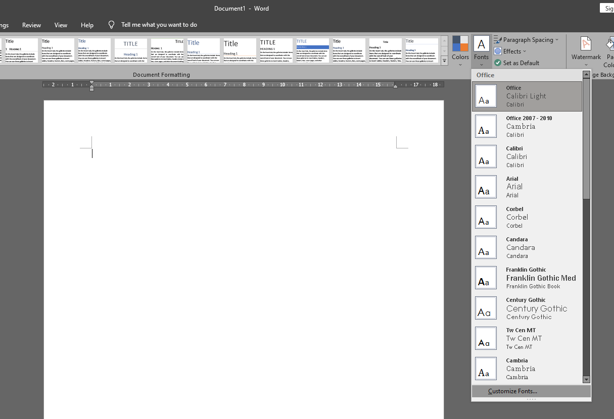 Cara Menggunakan Document Theme di Word – GudangnyaLink